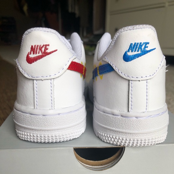Nike | Shoes | Custom Painted Sonic Knuckles Air Force S | Poshmark